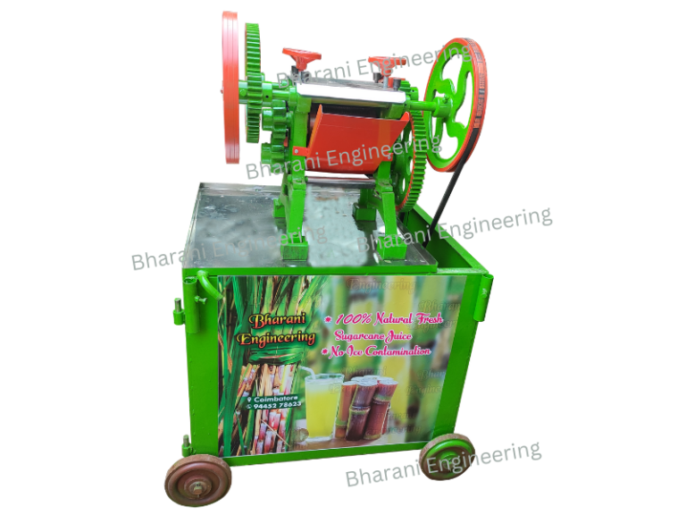 Three Roller Sugarcane Juice Machine Manufacturer, Bharani